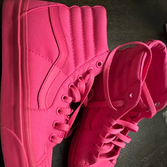 Shoes | Vans Neon Pink | Poshmark